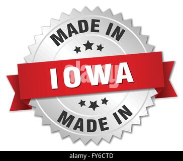 made in Iowa round seal Stock Vector Image & Art - Alamy