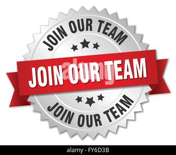 join our team ribbon. join our team round red sign. join our team Stock ...