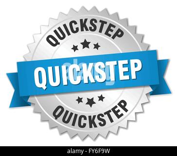 quickstep round ribbon isolated label. quickstep sign Stock Vector ...
