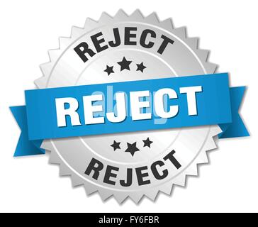 reject blue label. reject isolated seal. reject Stock Vector Image ...