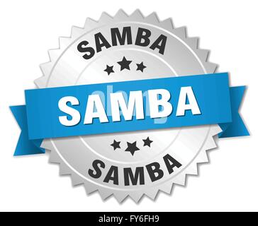 samba round ribbon isolated label. samba sign Stock Vector Image & Art ...