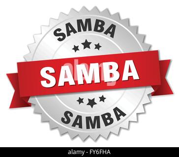 samba round ribbon isolated label. samba sign Stock Vector Image & Art ...