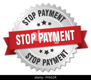 stop payment label. stop payment isolated seal. Retro sticker sign ...