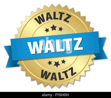 waltz round ribbon isolated label. waltz sign Stock Vector Image & Art ...