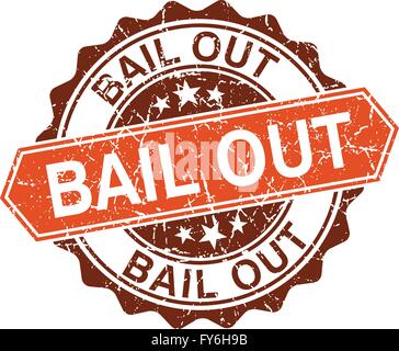 bail out stamp. bail out round grunge sign. bail out Stock Vector Image ...