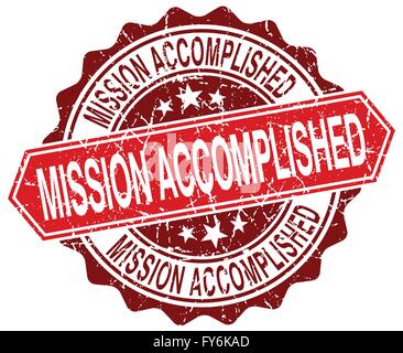 mission accomplished stamp. mission accomplished vintage red label ...