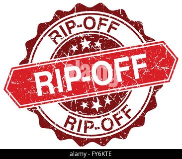 rip-off stamp. rip-off round vintage grunge sign. rip-off Stock Vector ...