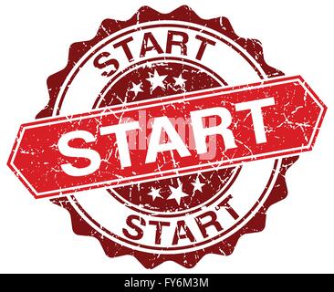start red round stamp Stock Vector Image & Art - Alamy