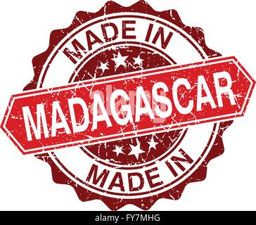 Madagascar red round grunge stamp Stock Vector Image & Art - Alamy