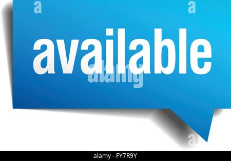 available sign. available square speech bubble. available Stock Vector ...