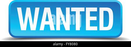 wanted button. wanted square 3d push button Stock Vector Image & Art ...