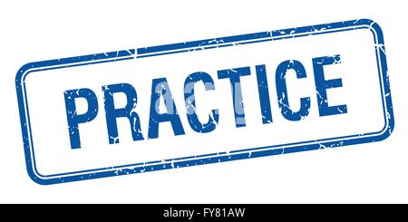 practice stamp. practice square grunge sign. practice Stock Vector ...