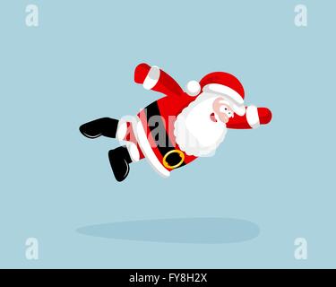 Superhero Santa Claus Christmas Super Hero Stock Vector Image & Art - Alamy