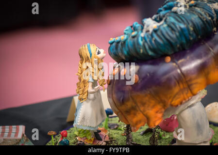 Alice in Wonderland Absalom caterpillar smoking edible at Cake Stock ...