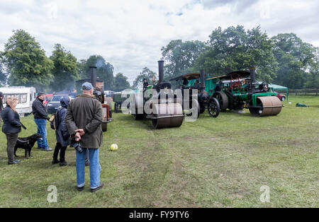 a model fairground traction engine Stock Photo - Alamy