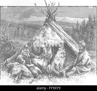 Lapps in Tromsödal Stock Photo - Alamy