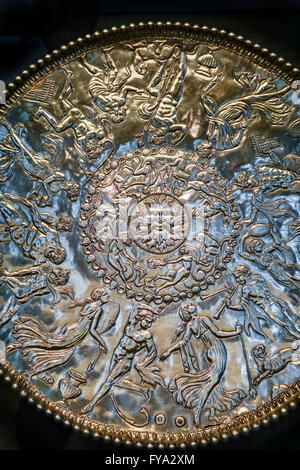 The Mildenhall Great Dish; Roman Britain, 4th century AD. The most ...