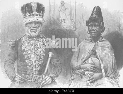 king Denis of Gaboon principal wife Queen Gabonese Gabon West Africa ...