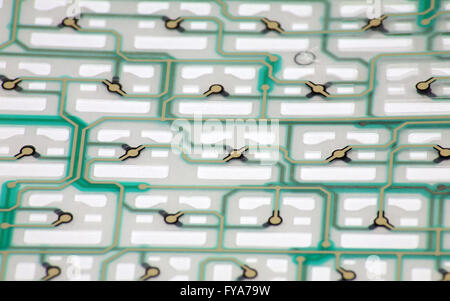 notebook green keyboard membrane Stock Photo - Alamy