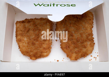 Waitrose fresh Cod breaded fish Stock Photo - Alamy