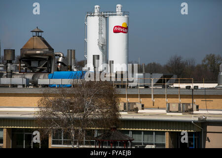 A logo sign outside of a Frito-Lay, Inc., factory in York, Pennsylvania ...