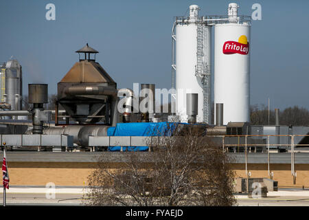 A logo sign outside of a Frito-Lay, Inc., factory in York, Pennsylvania ...