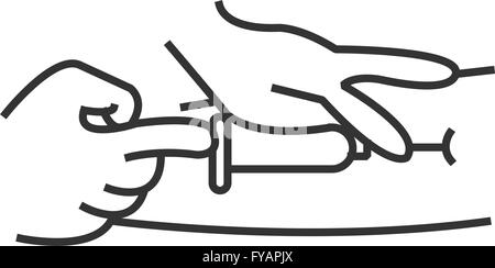 Medical Vector of Taking Blood Sample illustration Stock Vector Art ...