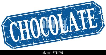 square grunge blue chocolate stamp Stock Vector Image & Art - Alamy