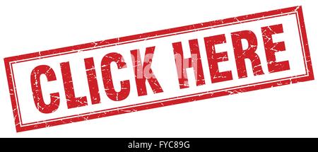 click red square grunge stamp on white Stock Vector Image & Art - Alamy