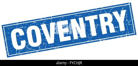 Coventry blue square grunge vintage isolated stamp Stock Vector Image ...