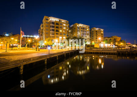 View of the Fells Point Waterfront, in Baltimore, Maryland Stock Photo ...