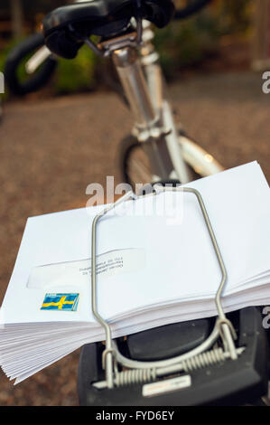 Letters ready for mailing Stock Photo - Alamy