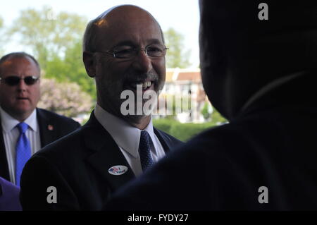 Pennsylvania Gov. Tom Wolf arrives to speak at Carnegie Mellon ...