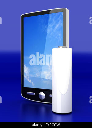 Battery and screen Stock Photo - Alamy