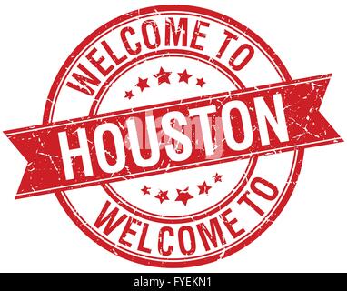 Houston stamp. welcome to Houston red sign Stock Vector Image & Art - Alamy