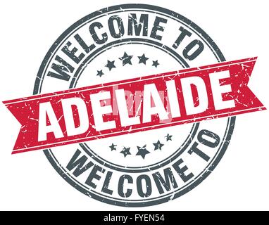 welcome to Adelaide red stamp Stock Vector Image & Art - Alamy
