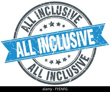 inclusive round stamp with ribbon. sign. label Stock Vector Image & Art ...