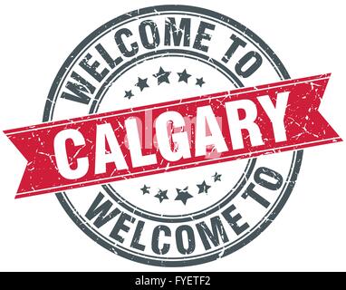 Calgary stamp. welcome to Calgary red sign Stock Vector Image & Art - Alamy