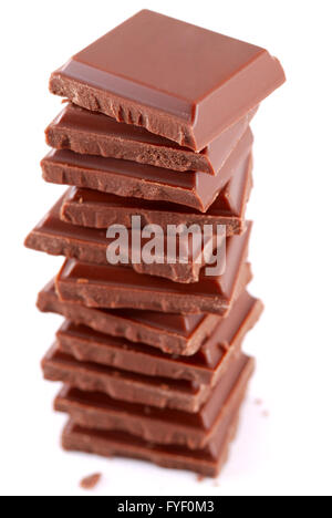 Chocolate Bars Stack Stock Photo - Alamy