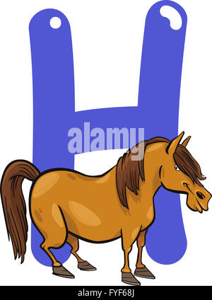 ALPHABET/H FOR HORSE Stock Photo - Alamy