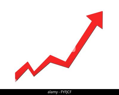 A conceptual line graph against a white background Stock Photo - Alamy