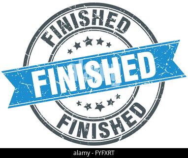 finished round stamp with ribbon. sign. label Stock Vector Image & Art ...