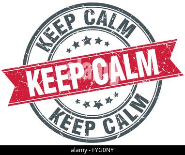 keep calm grunge ribbon. keep calm sign. keep calm banner Stock Vector ...