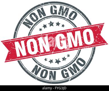non gmo ribbon. non gmo round red sign. non gmo Stock Vector Image & Art - Alamy