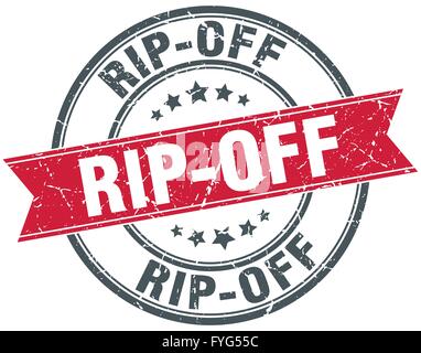 rip-off stamp. rip-off round vintage grunge sign. rip-off Stock Vector ...