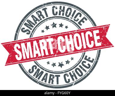 smart choice stamp. smart choice round ribbon sticker. label Stock ...