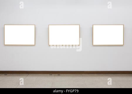 empty frames in museum Stock Photo - Alamy