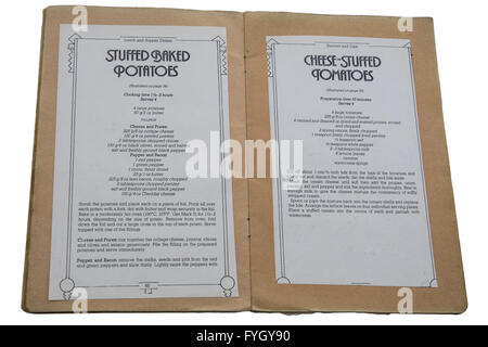 Schwartz scrap recipe book with antique recipes Stock Photo: 103020170 ...