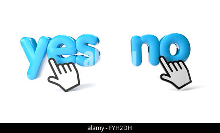 Arrow mouse cursor. 3D render illustration isolated on white background ...