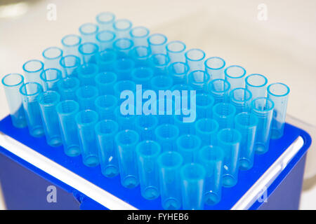 Plastic Vials in Chemical Laboratory Stock Photo - Alamy